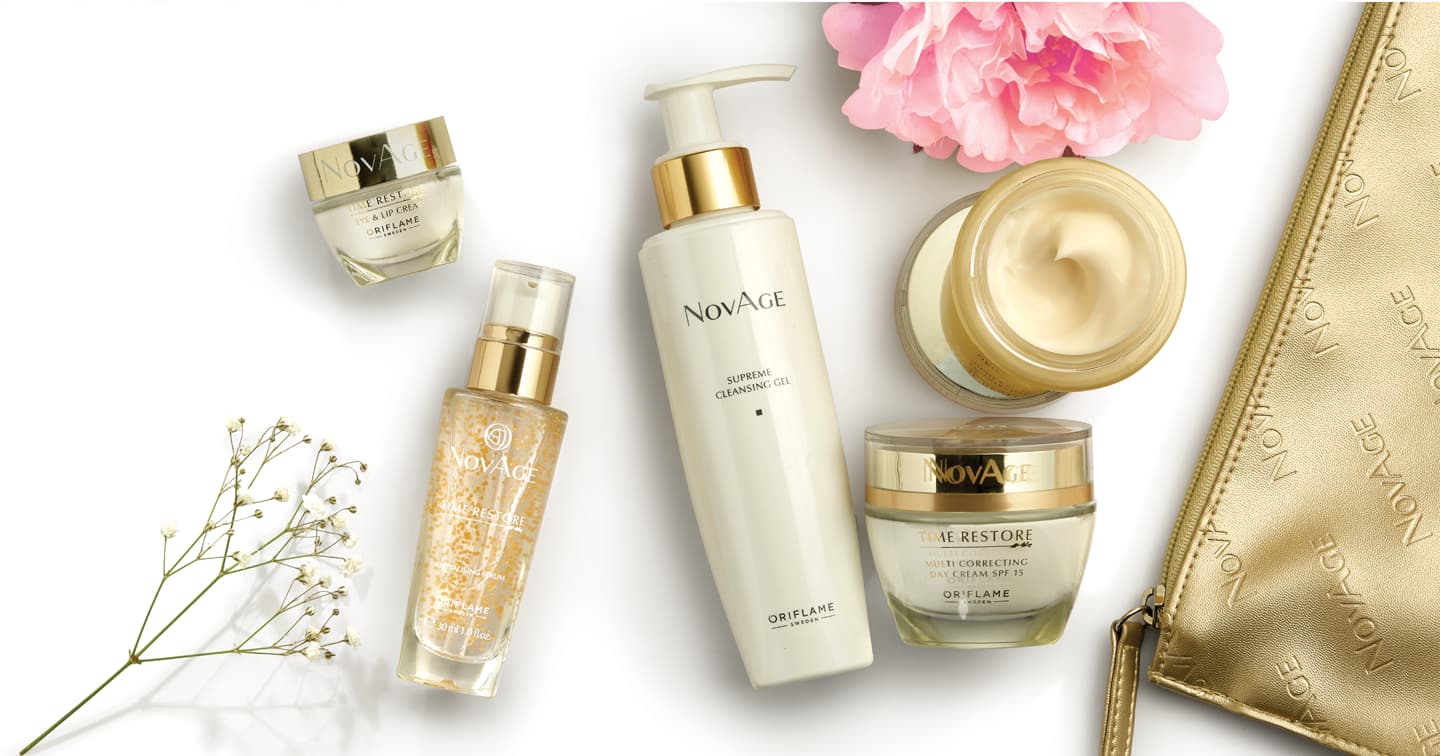 Time Restore NovAge Oriflame - Cuidados do Rosto Pele Madura